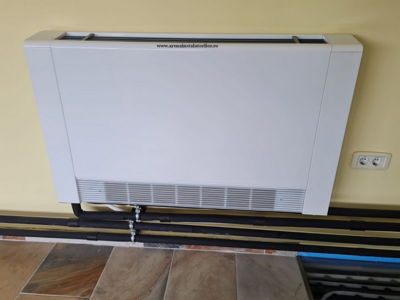 Ventiloconvector carcasat de pardoseala pentru pompa de caldura NOBUS ...