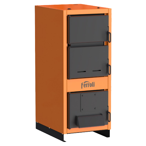 Cazan combustibil solid din otel Ferroli JAR 40 - 40 kW