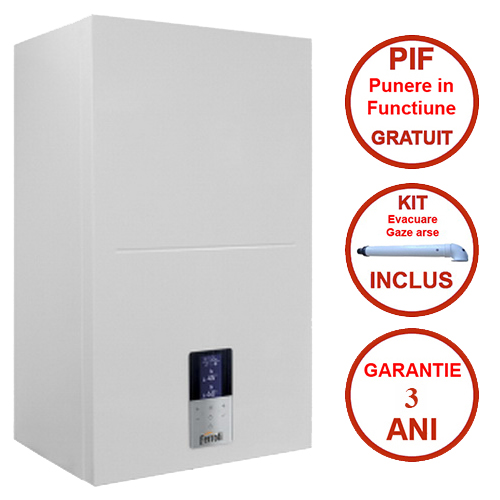 Pachet Centrala termica in condensatie FERROLI BLUEHELIX HITECH RRT 45 ...