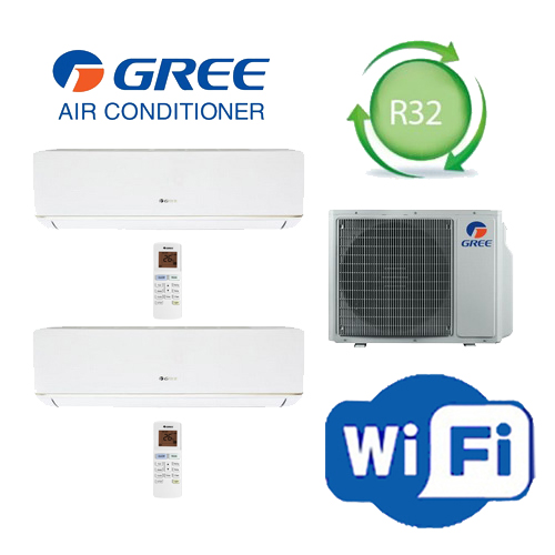 Aer conditionat INVERTER DUBLU SPLIT GREE BORA A5 24000 BTU unitate ...