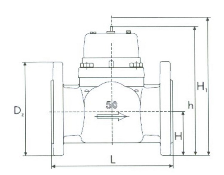Contor woltman APATOR MWN130-150 DN 150 - apa calda